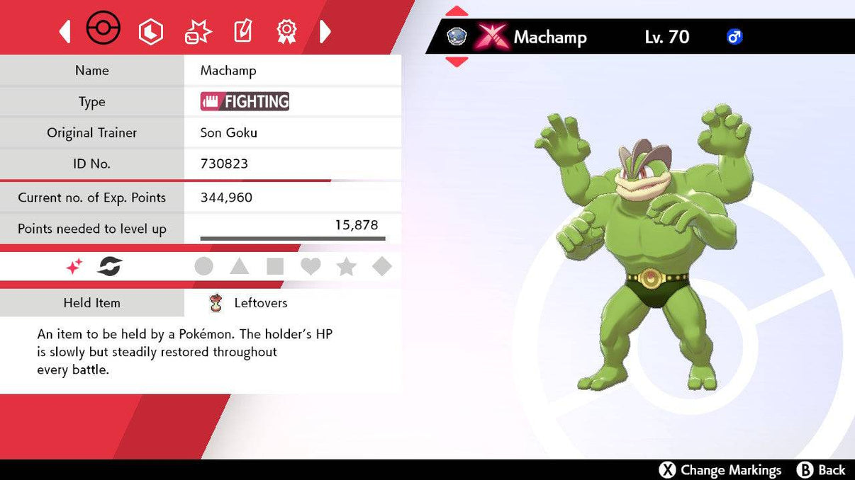 Pokemon Sword and Shield Ultra Shiny Gigantamax Machamp 6IV-EV Trained – Pokemon4Ever
