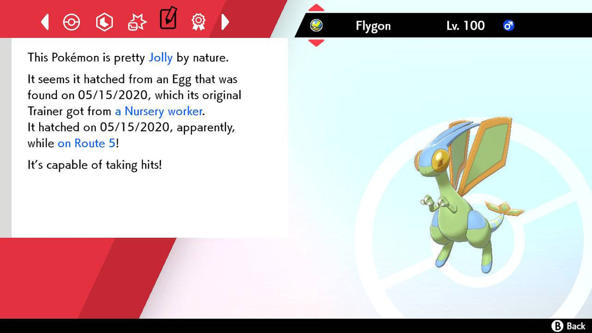 Pokemon Sword and Shield Shiny Flygon 6IV-EV Trained – Pokemon4Ever