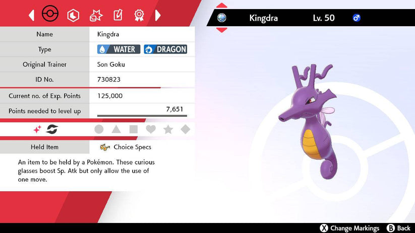 Pokemon Sword and Shield Shiny Kingdra 6IV-EV Trained – Pokemon4Ever