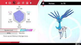 Pokemon Sword and Shield Shiny Xerneas 6IV-EV Trained – Pokemon4Ever