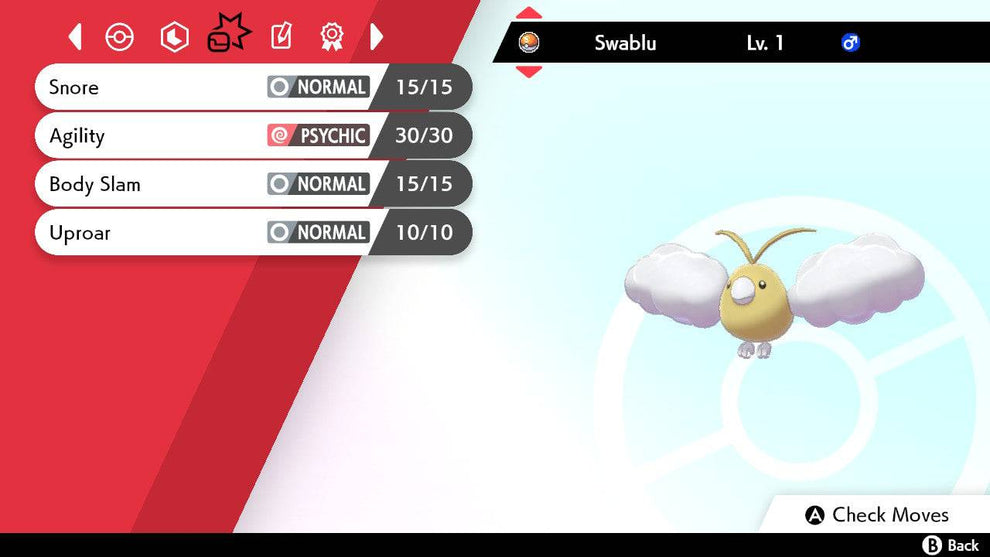 Pokemon Sword and Shield Shiny Swablu 6IV-EV Trained – Pokemon4Ever