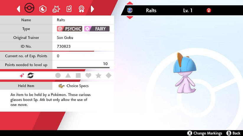Pokemon Sword and Shield Shiny Ralts 6IV-EV Trained – Pokemon4Ever