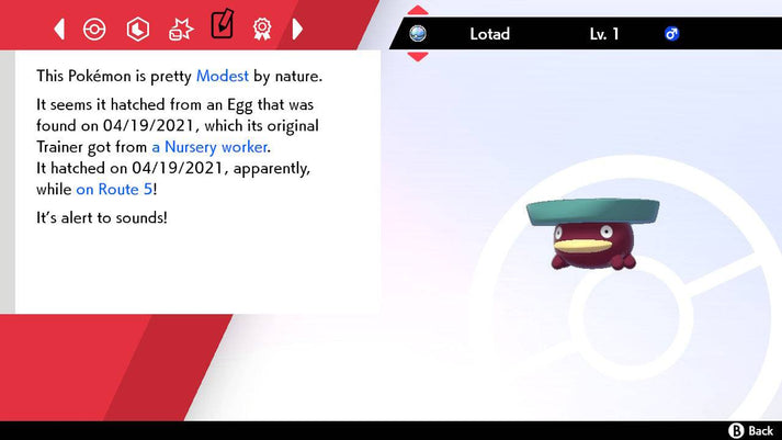 Pokemon Sword and Shield Shiny Lotad 6IV-EV Trained – Pokemon4Ever