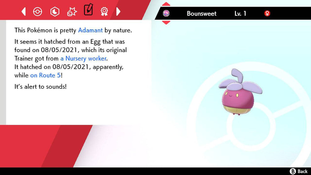 Pokemon Sword and Shield Shiny Bounsweet 6IV-EV Trained | Pokemon4Ever