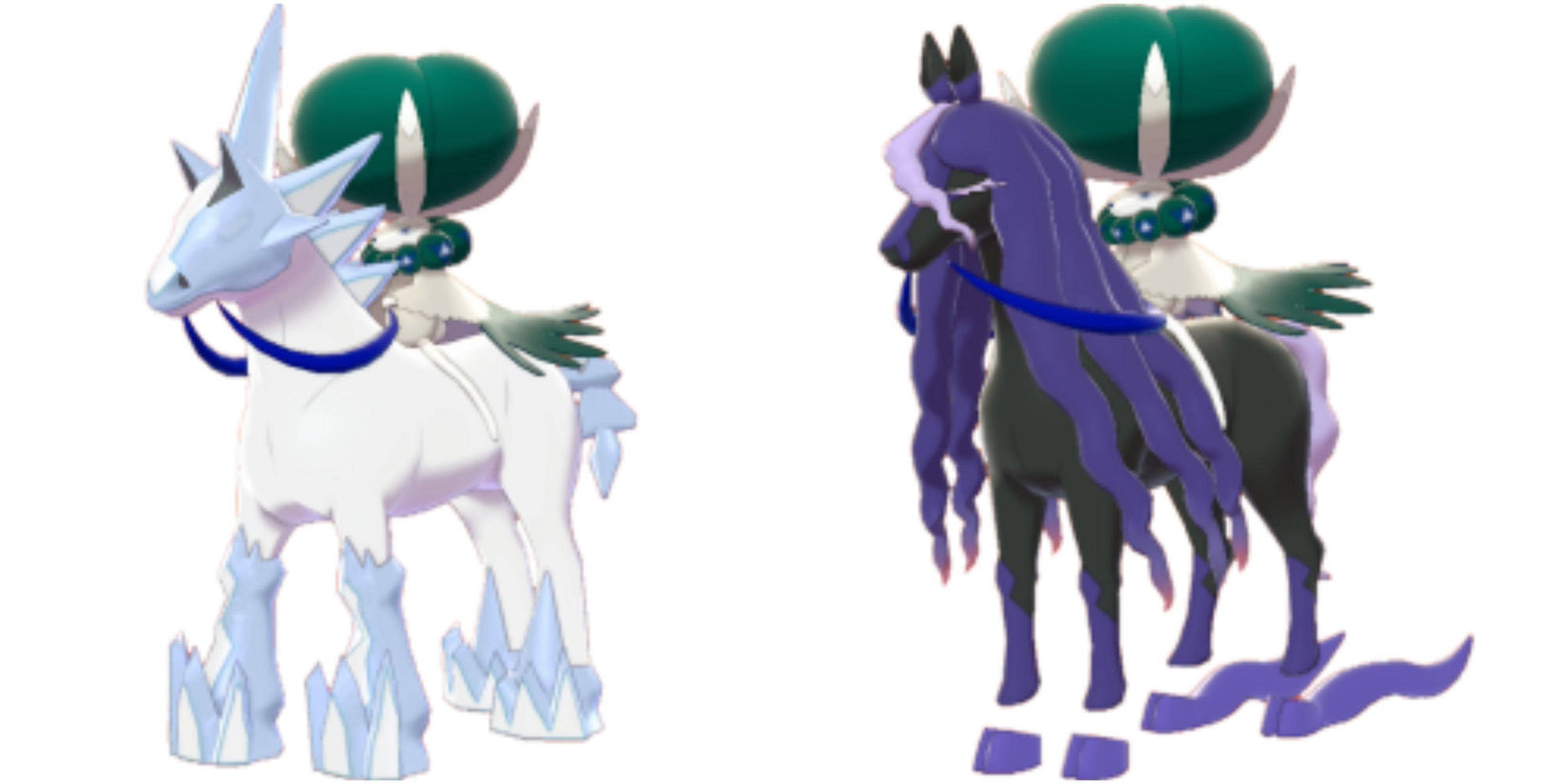 Pokemon Sword and Shield Calyrex Ice-Rider Calyrex Shadow-Rider 6IV-EV ...